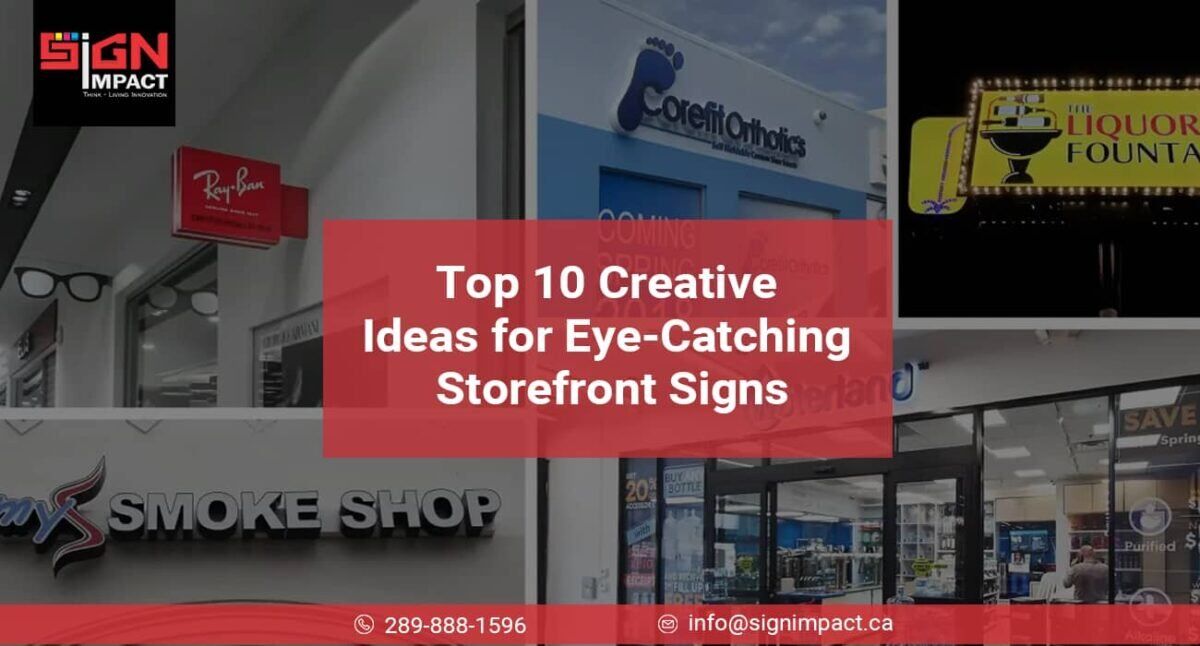Storefront Signs - Signimpact