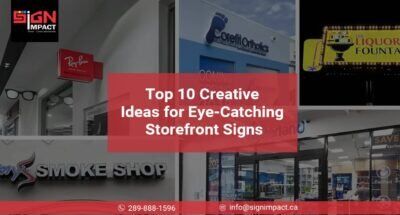 Storefront Signs - Signimpact
