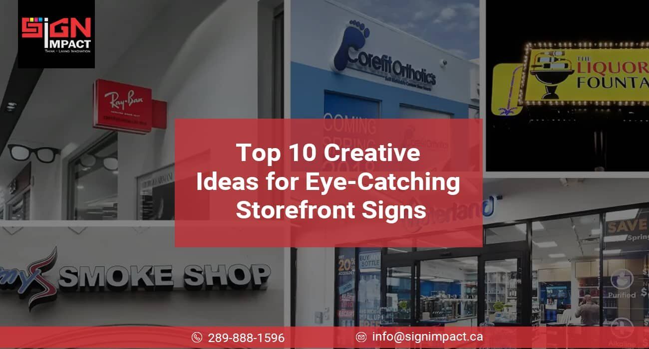 Storefront Signs - Signimpact